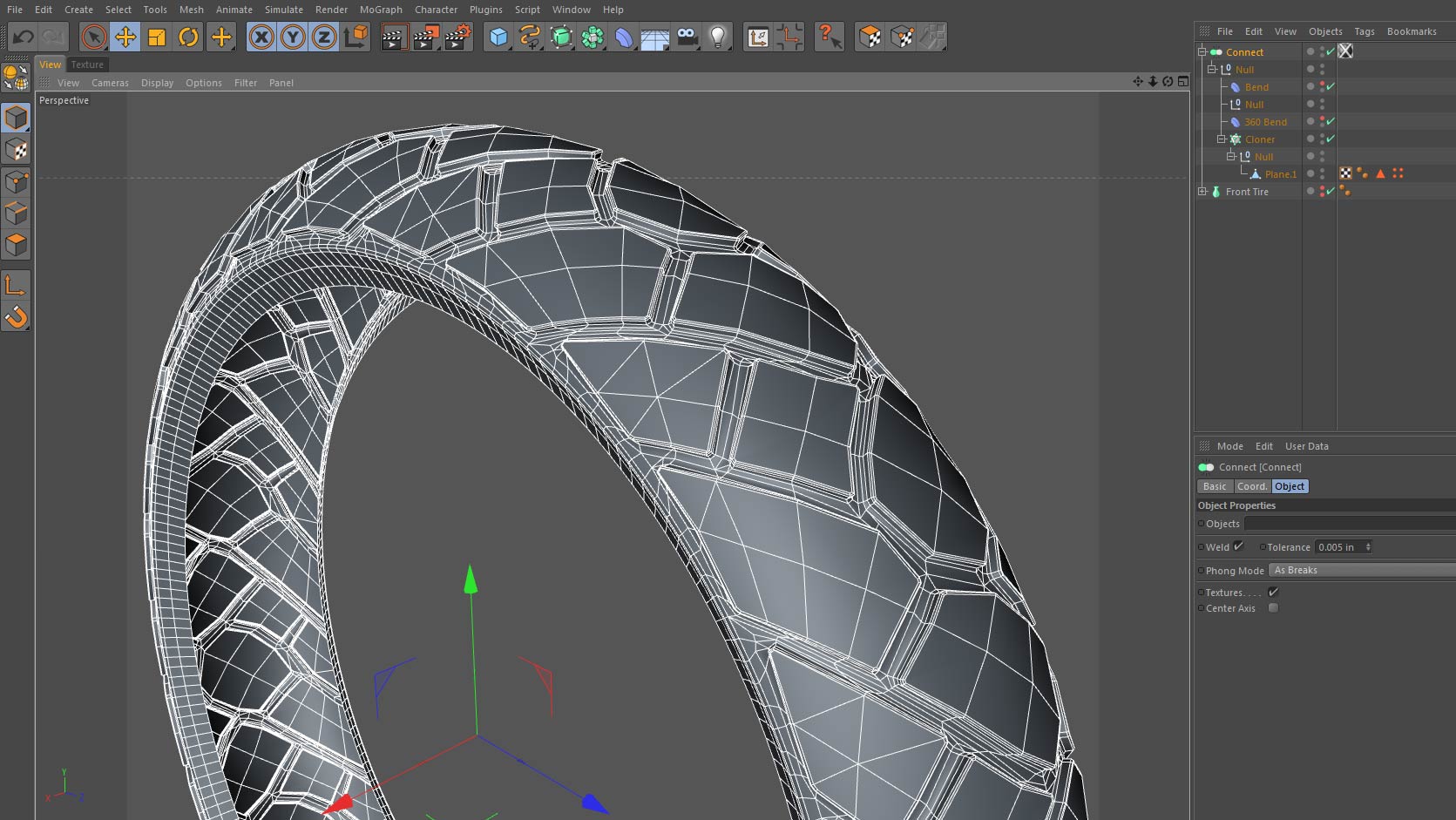 Front Tire Wireframe – jamie3d